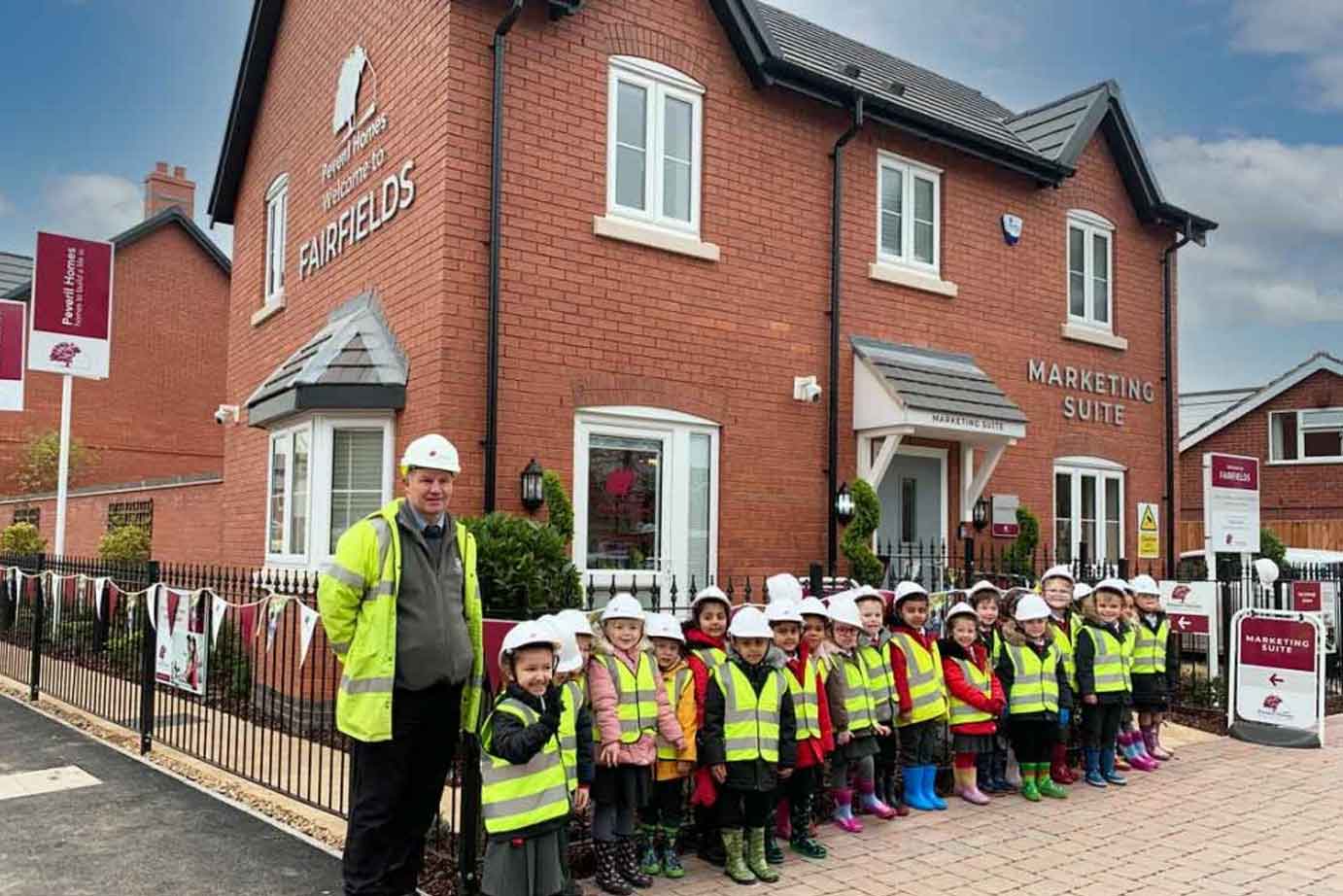 Branston Pupils Welcomed to New Fairfields Development!