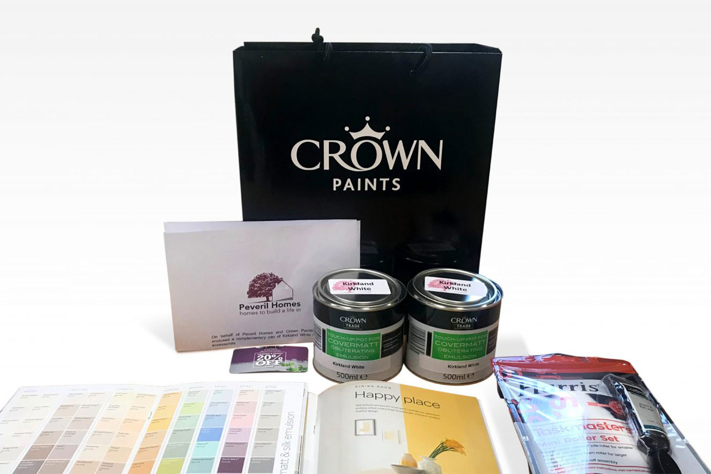 One less thing to worry about with our Crown Paint welcome pack!